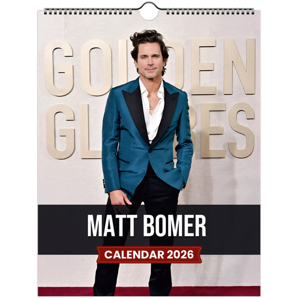 Matt Bomer 2026 Wall Calendar – Celebrity Fan Poster Calendar, Premium ...