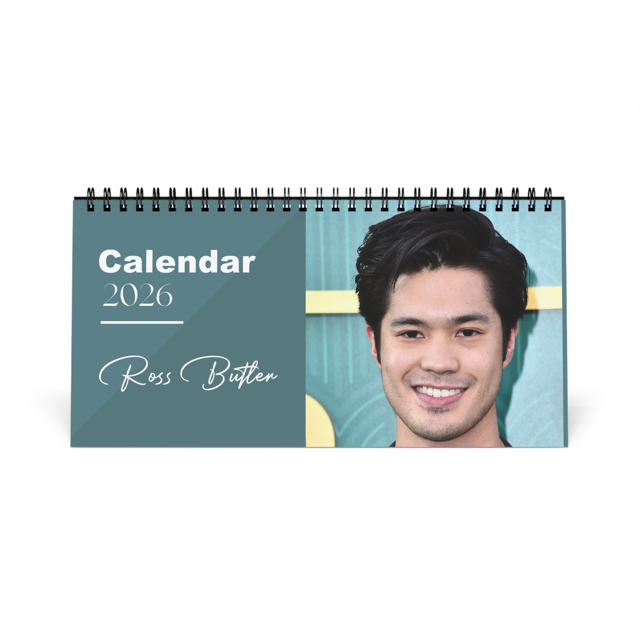 Ross Butler 2026 Desk Calendar | Premium Spiral Bound Celebrity Photo ...