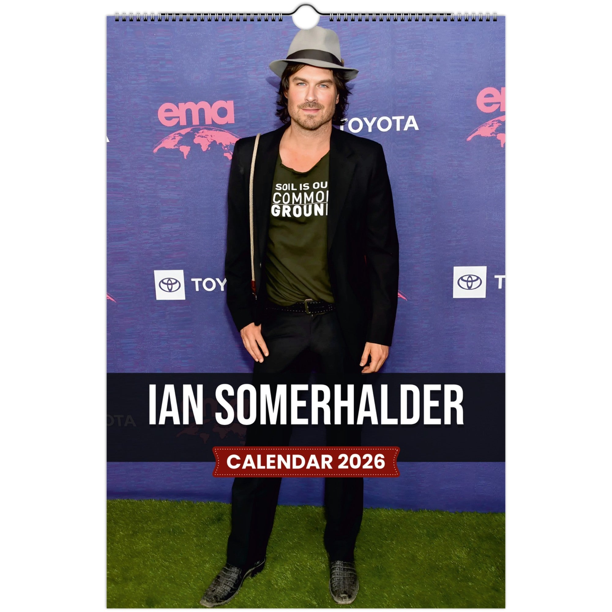 Ian Somerhalder 2026 Wall Calendar – Premium Actor Calendar for Fans ...