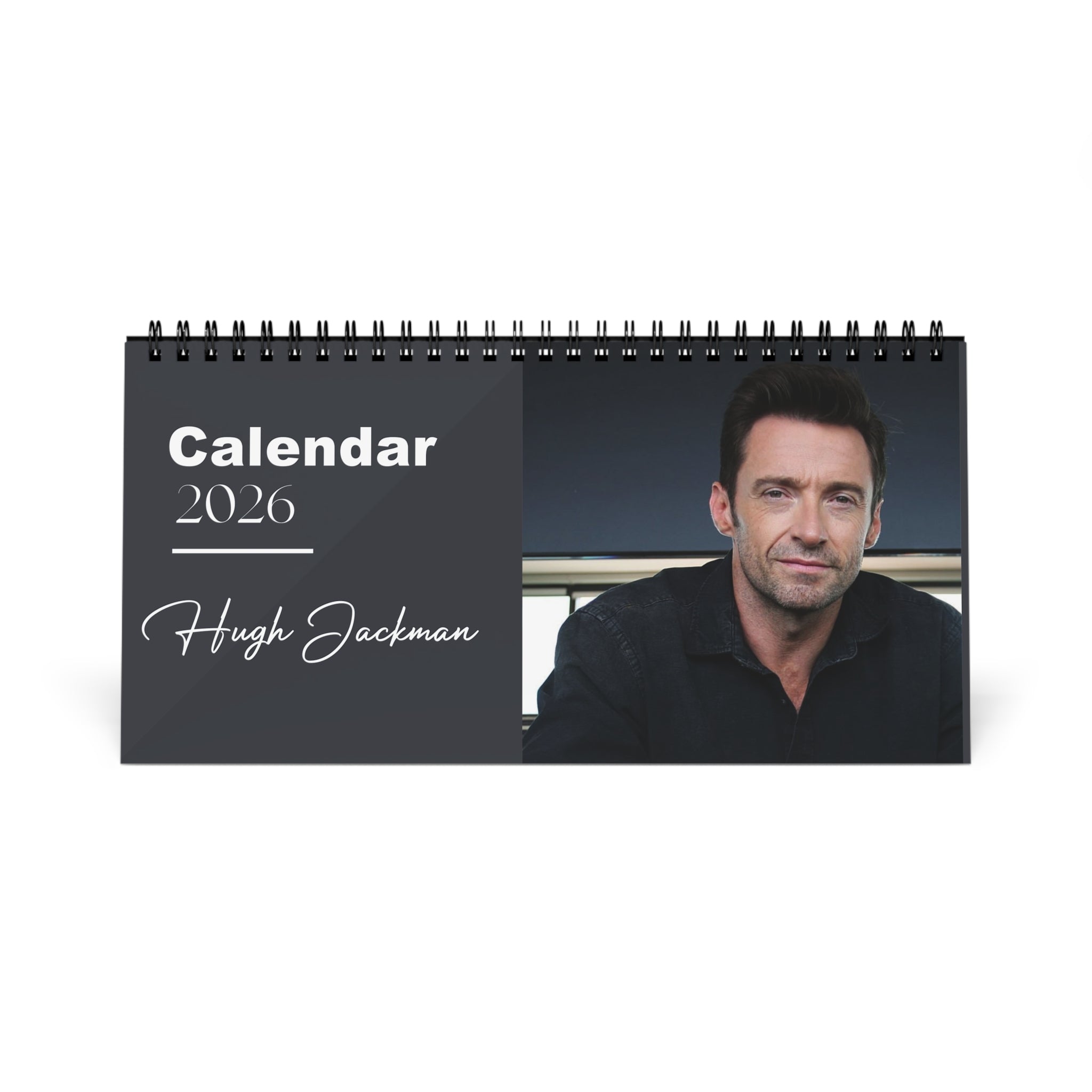 Hugh Jackman 2026 Desk Calendar | Celebrity Photo Calendar | Star Gift ...