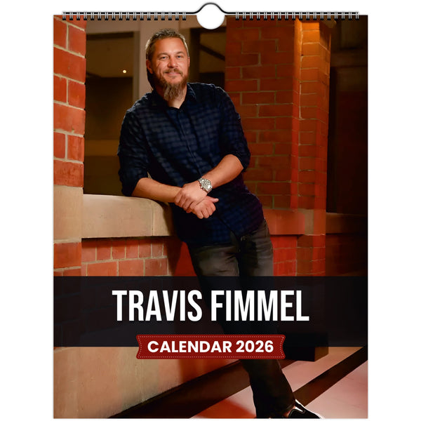 Travis Fimmel 2026 Wall Calendar – Premium Actor Calendar for Fans, Vi ...