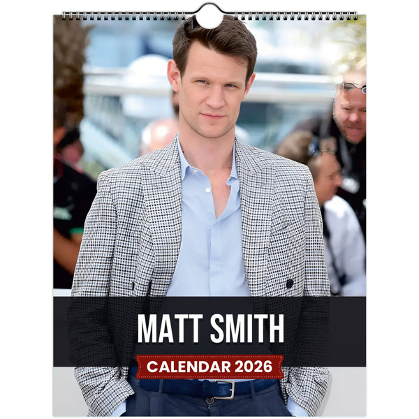 Matt Smith 2026 Wall Calendar – Premium Actor Calendar for Fans, Sci-F ...