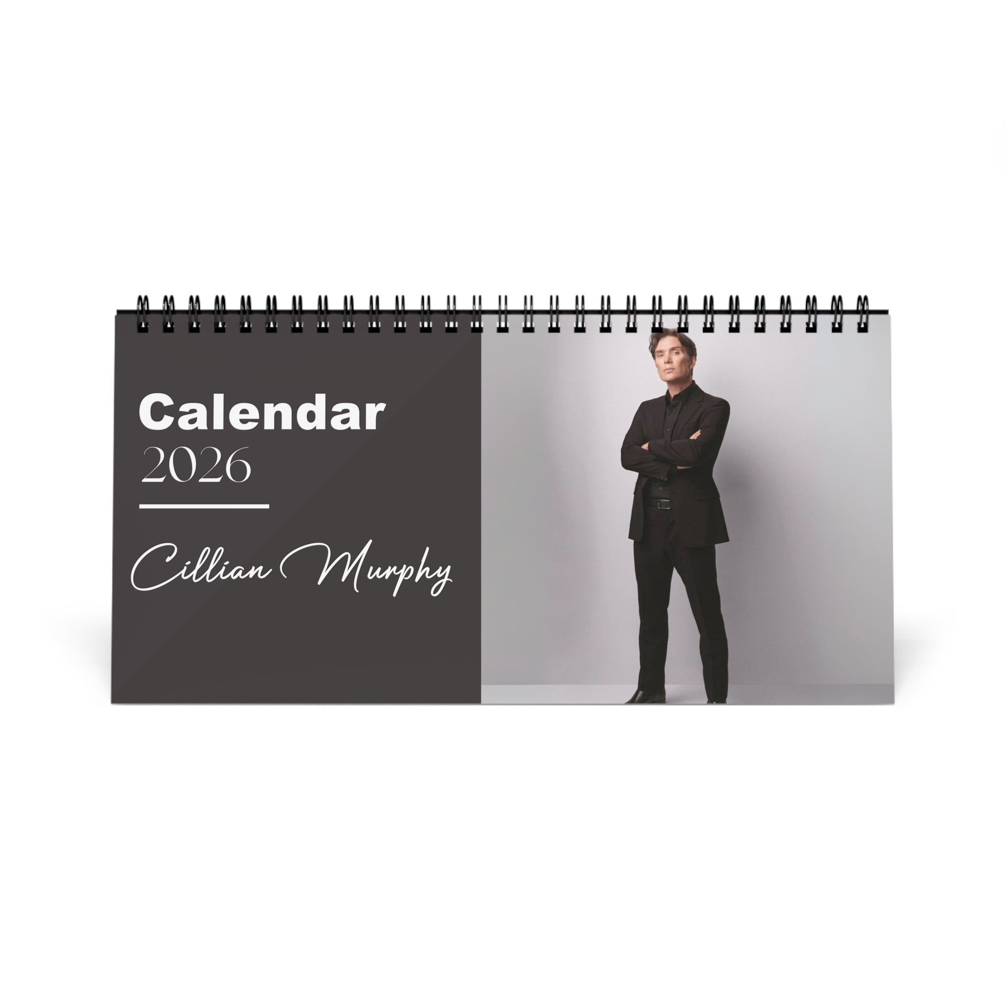 Cillian Murphy 2026 Desk Calendar | Actor Gift | Office Decor – PrintAvatar