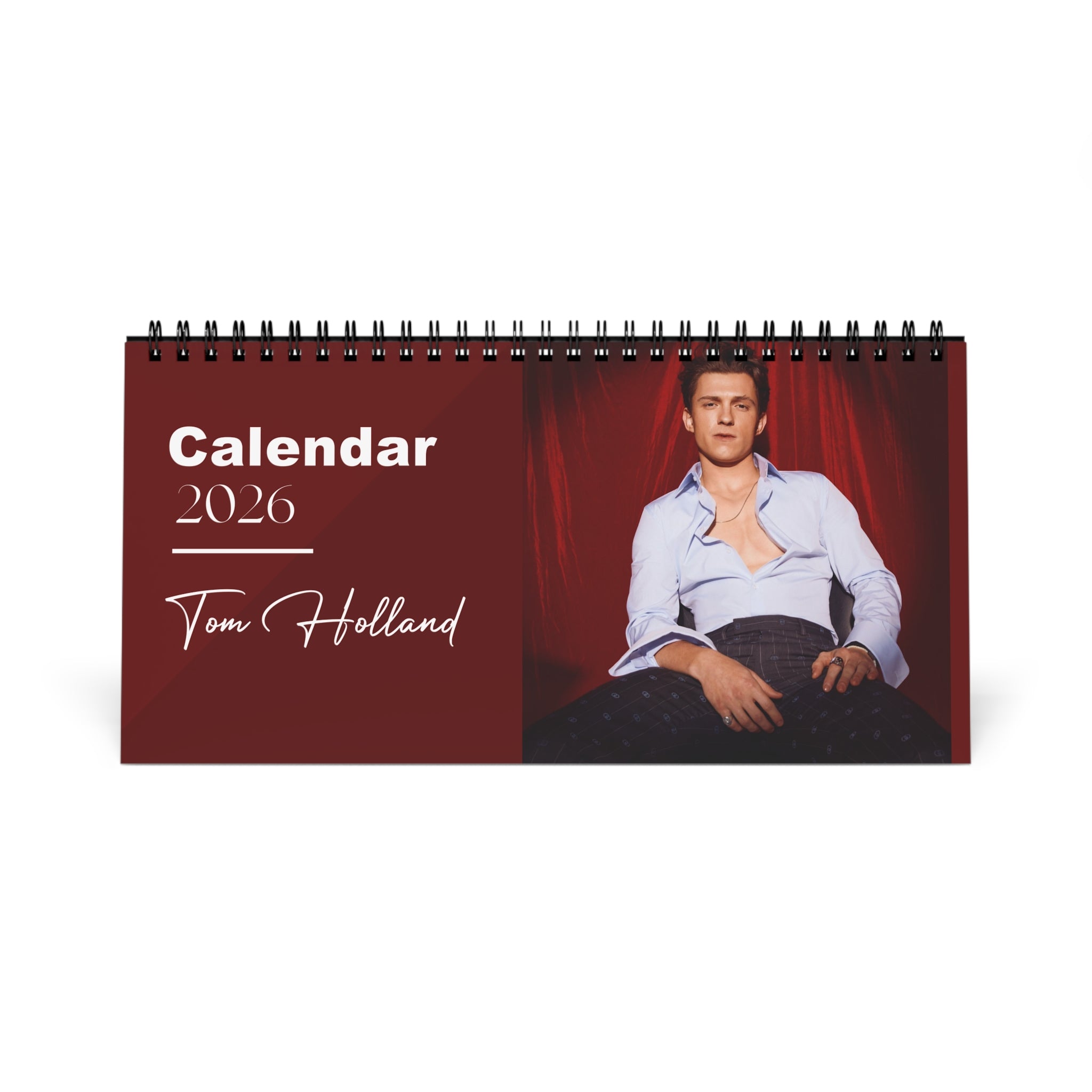 Tom Holland 2026 Desk Calendar - DONT PUSH – PrintAvatar
