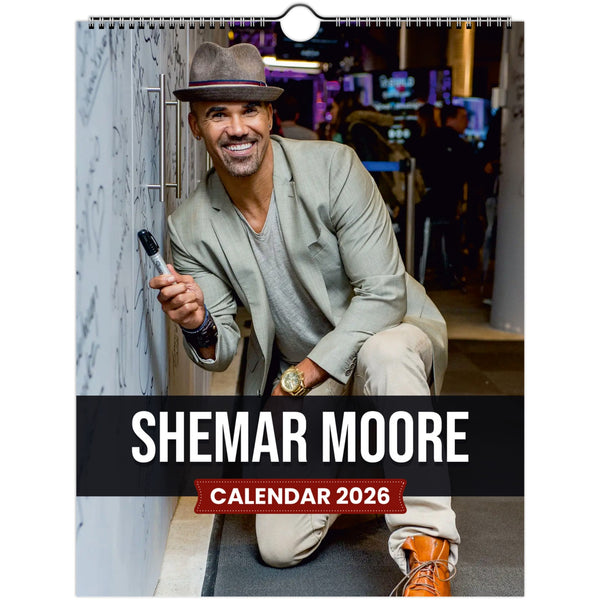 Shemar Moore 2026 Wall Calendar – Premium Actor Calendar for Fans, Hol ...
