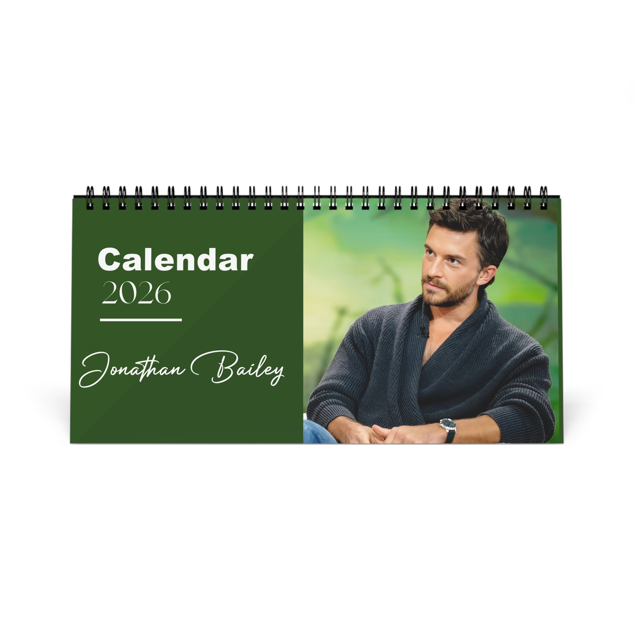 Jonathan Bailey 2026 Desk Calendar | Celebrity Gift | Office Decor ...