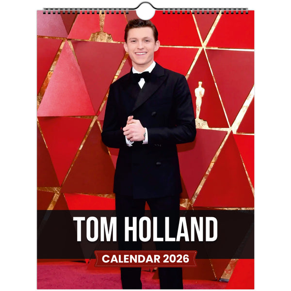 Tom Holland 2026 Wall Calendar Vol. 1 – Premium Actor Calendar for Fan ...