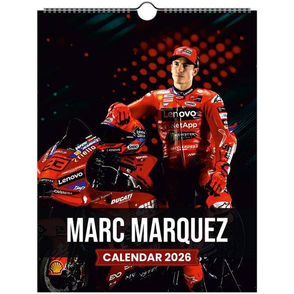 Marc Márquez 2026 Wall Calendar – PrintAvatar