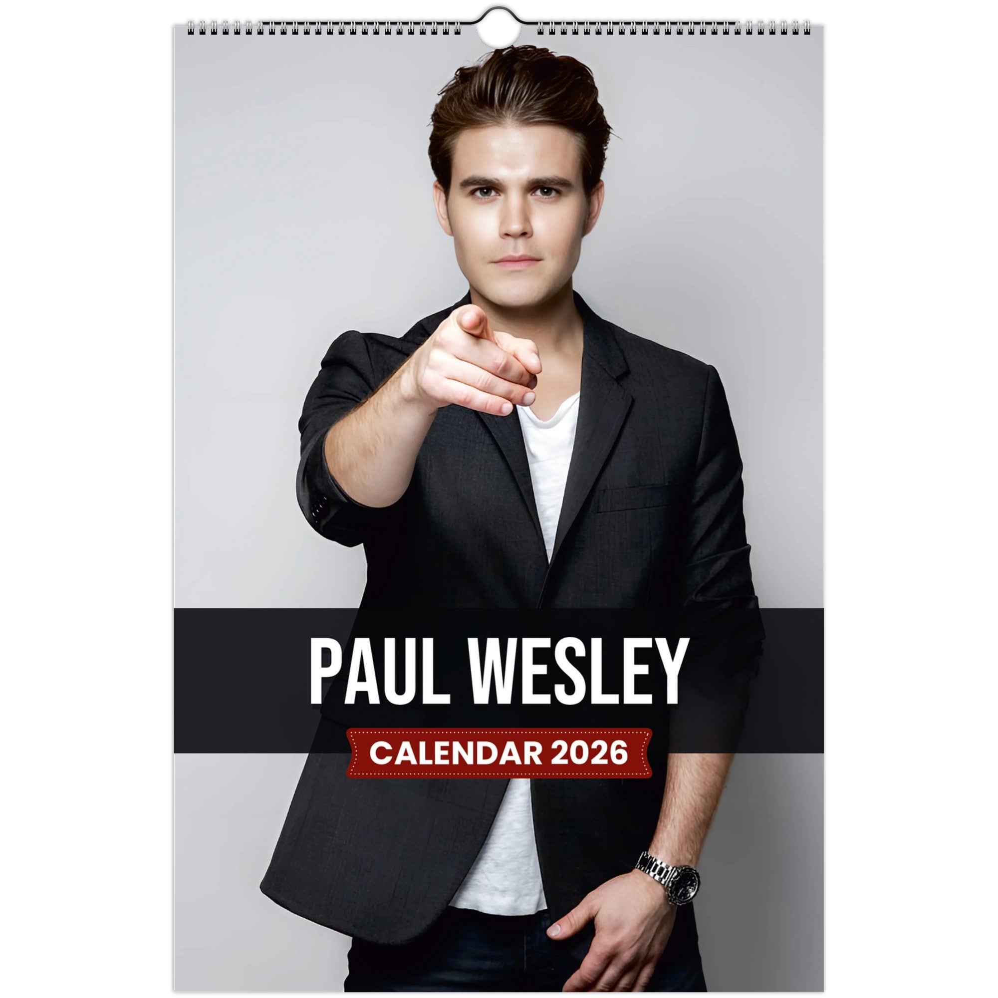 Paul Wesley 2026 Wall Calendar – Premium Actor Calendar for Fans, Holl ...