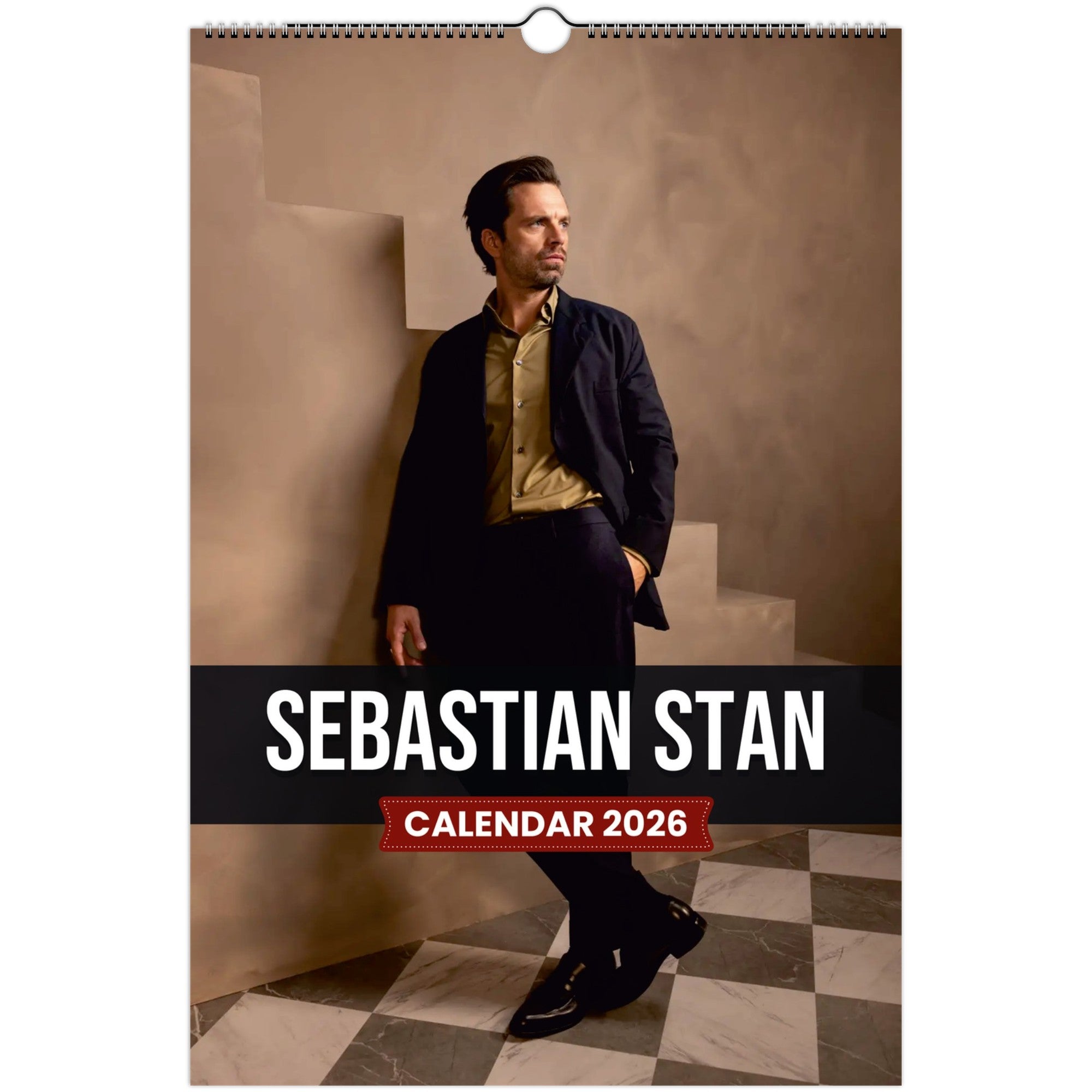 Sebastian Stan 2026 Wall Calendar – Premium Actor Calendar for Fans, M ...